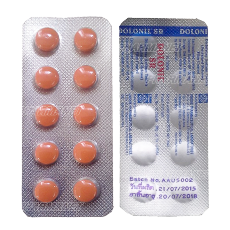 DOLONIL SR 100 MG TAB 10x10'S